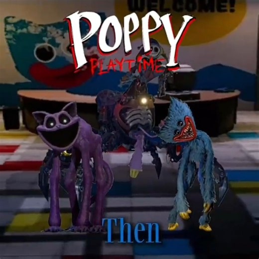 Poppy Playtime Now Vs Then 🔥 | Escape From Playtime Edit | Espectro | #poppyplaytime #horror #edit