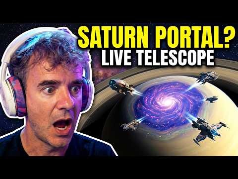 Saturn's Hexagon & Decagon might be PORTALS - Live Telescope