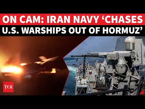 'HEROIC BATTLE': American Warships 'FLEE' As Iran Rains Missiles, Drones On US Navy In Hormuz?