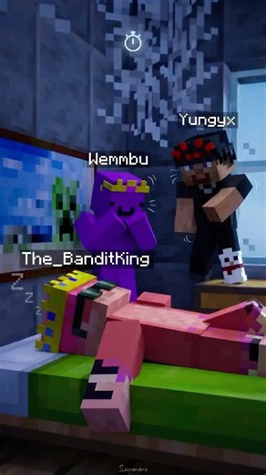 Wemmbu Started A Speedrun While BanditKing Was Asleep 😭💀 #wemmbu #unstablesmp #unstableclips