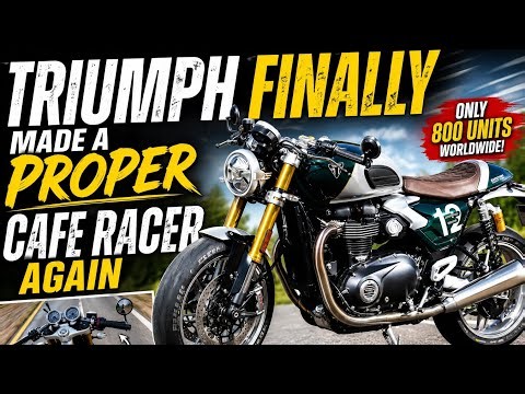 Triumph Finally Made a Proper Cafe Racer Again The 2026 Speed Twin 1200