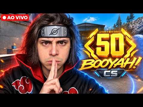 🔴 50 BOOYAHS SEM PERDER NO CS! - TESTE PRA NOT HUMAN - FREE FIRE AO VIVO ❤️
