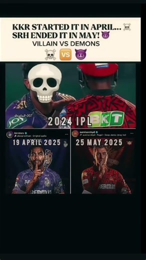 From Sledging to Silence!KKR Rivalry| IPL 2024-2025SRH vs#shortsfeed
