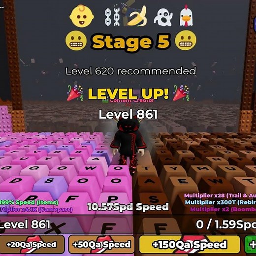 New Update! Stage 5 Boss Vs TikFinity 😱 #roblox #shorts