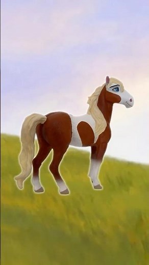 Let's create RAIN from SPIRIT Stallion of the Cimarron 🪶 #shorts #schleich #horse #mustang #fyp