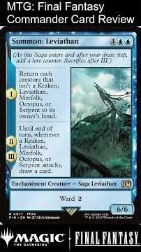 Is MTG: Final Fantasy the Game-Changer for Your EDH Deck? Find Out Now! #EDH #MTG #mtg