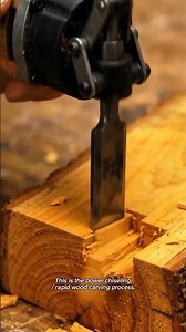 This Power Chisel Removes Wood Fast