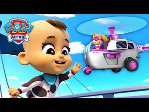 SKYE VS Baby (Compilation) | Paw Patrol - Ryder's Rescue Vehicles | Cartoons For Kids