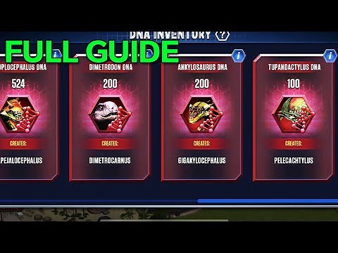 How S-DNA Works in Jurassic world the game