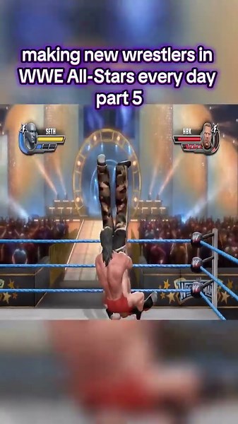 The visionary Seth Rollins | making new wrestlers in WWE All-Stars every day part 5