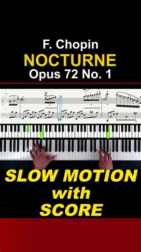 Chopin Nocturne E Minor fragment: learn this at your own pace