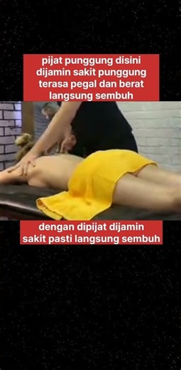 pijat punggung disini dijamin sakit punggung terasa pegal dan berat langsung sembuh #abj #pijat