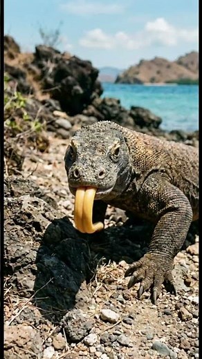How the Komodo Dragon Reproduces Without Males 🦎#komododragon #reptiles