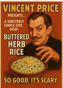 Vincent Price's Elegant Herb Butter Rice Recipe