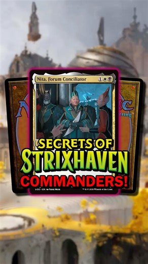 3 GREAT New Secrets of Strixhaven Commanders!
