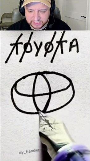 HOW TO DRAW TOYOTA SYMBOL ✍️