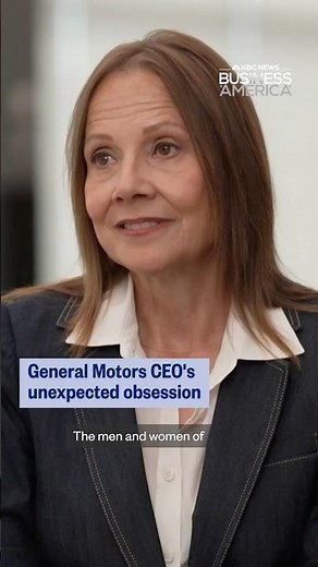 General Motors CEO's unexpected obsession