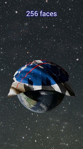 earth cloth simulation #blender