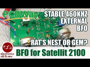 External BFO (Beat Frequency Oscillator), using PCBWay PCB's. Prototyping with help from my viewers.