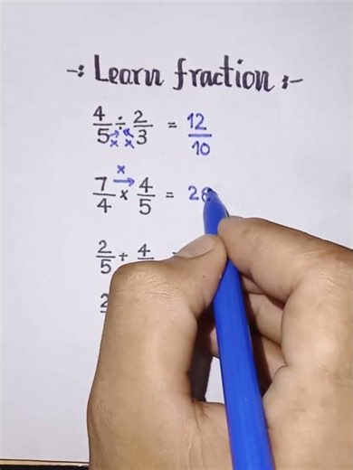 Learn to solve a Fraction question 💯💯💯