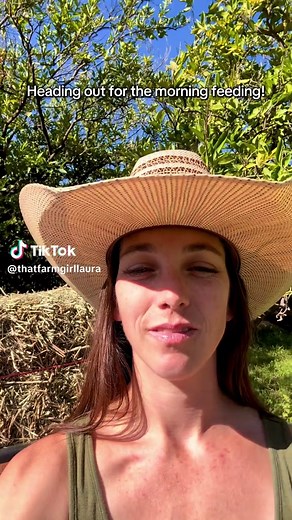 Morning Feeding: Embracing Farm Life Without a Bra