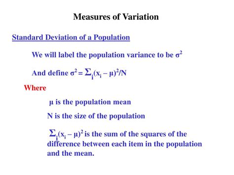 Ppt Measures Of Variation Powerpoint Presentation Free Download Id