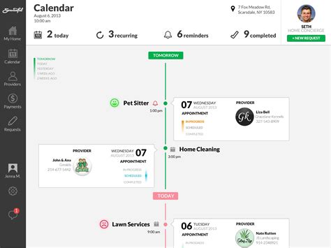 dribbble serviceful calendar by rebelsdefy web design
