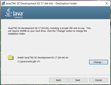 jre 17 install