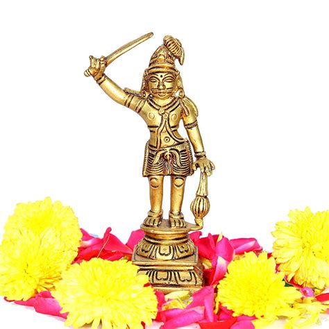 Buy Aalayam Selveer Madurai Veeran Silai Brass Madurai Veeran Idol