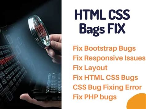 any html css bootstrap bug fixing or fix responsive issue upwork