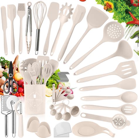 Kitchen Utensil Set 26 Piece Silicone Cooking Utensils Cooking
