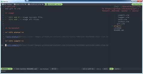 使用 spacevim 作为 git 客户端 链滴