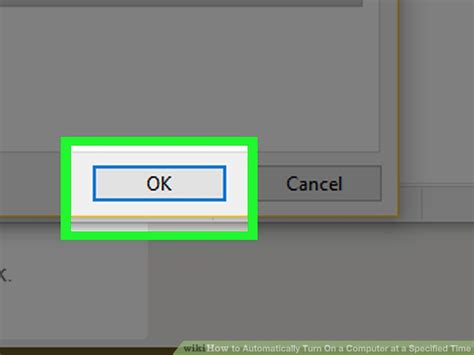how to automatically turn on a computer at a specified time