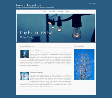 electricity billing system asp c mysql free source code