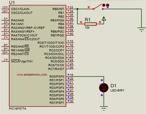 pic16f877a interrupt tutorial external timer uart intr