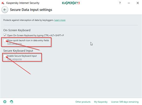 solved how to disable kaspersky secure keyboard input is enabled