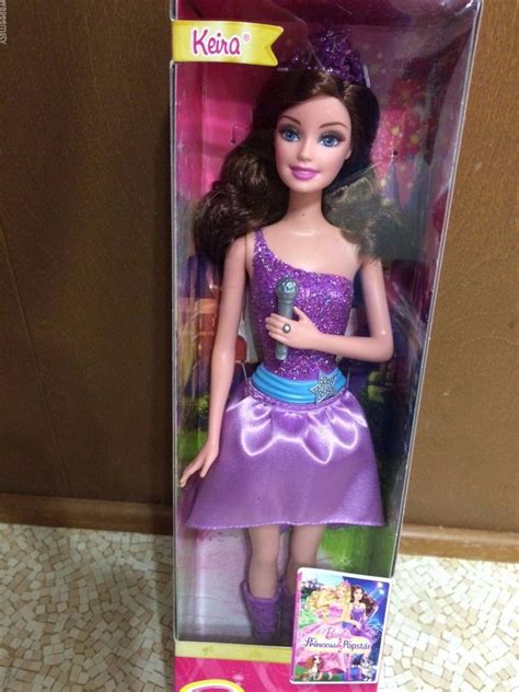 Barbie The Princess And The Popstar Singer Brunette Keira Doll Mic