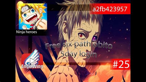 ninja heroes android free six path obito login and code