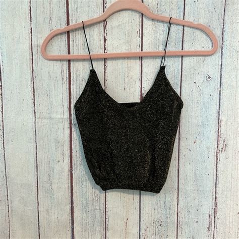 Free People Tops Nwot Intimately Free People Sparkly Skinny Strap