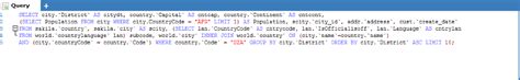 formatting sql queries sqlyog knowledge base