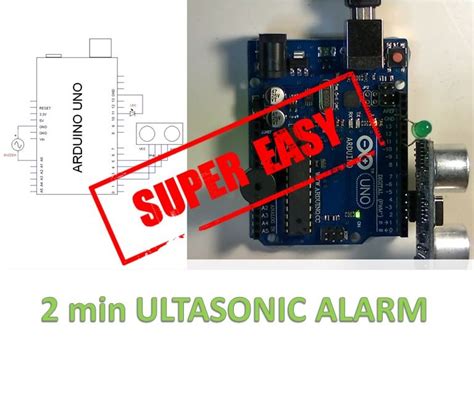 2 minute ultrasonic alarm arduino ultrasonic alarm