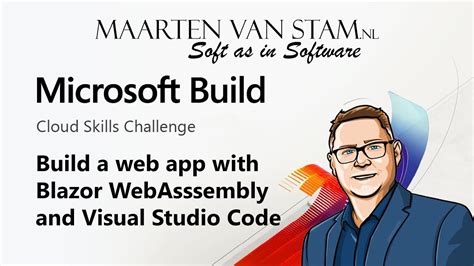 how to build a web app with blazor webassembly and vs code build