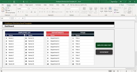 employee directory excel template employee planner etsy excel