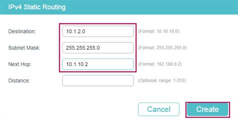 configuring routing