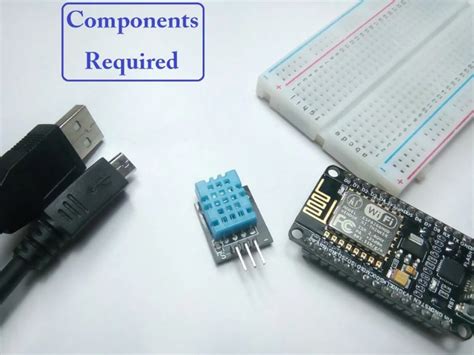 esp8266 dht11 dht22 temperature and humidity with local web