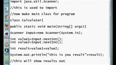 how to get input in java notepad code execution simple