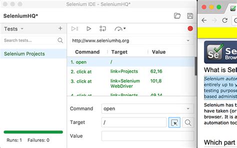 extension a6 selenium ide