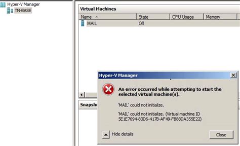crmliveblog hyper v won t start hyper v virtual machines an error