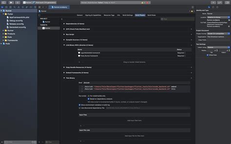 xcode flutter app ios does not run on simulator