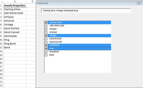 excel data entry from checkbox to textbox stack overflow